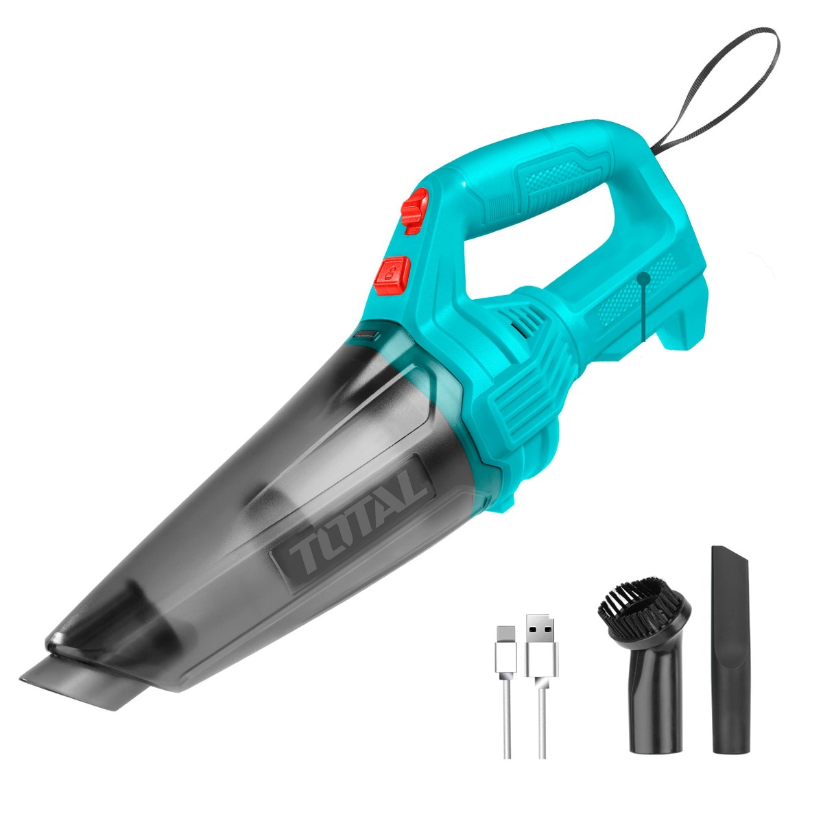 Total Tools Lithium-Ion Car Vacuum Cleaner, 11.1 Volt - TVLI2026